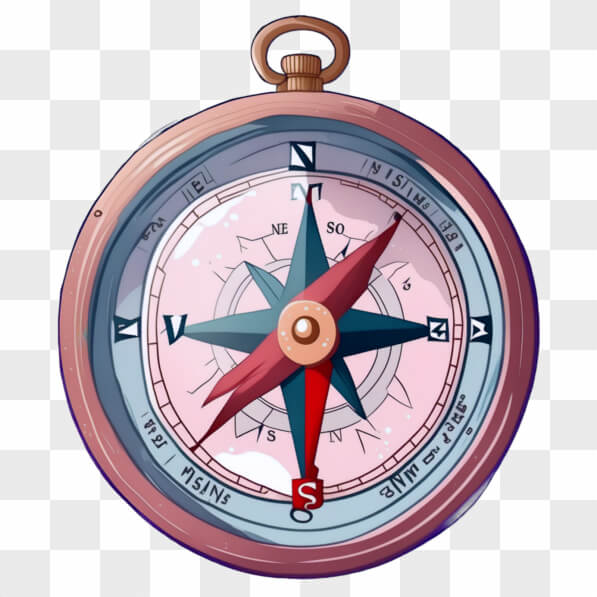 Download Pink Compass on Black Background PNGs Online - Creative Fabrica