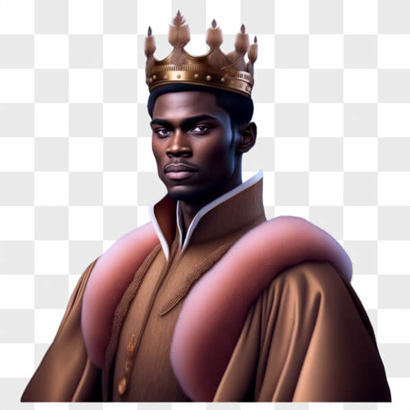 Download Black Man in Royal Attire PNGs Online - Creative Fabrica