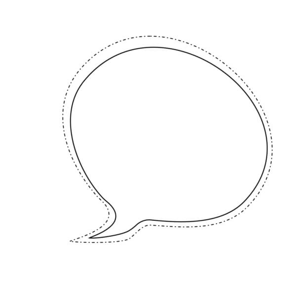 Download Speech Bubble Template Frames Online - Creative Fabrica