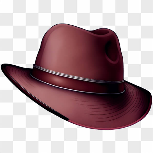 Download Red Fedora Hat on Black Background PNGs Online - Creative Fabrica