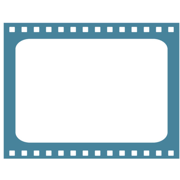 Download Blue Film Strip Frame with White Background Frames Online ...