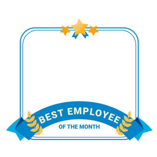 Download Employee of the Month Photo Frame Frames Online - Creative Fabrica