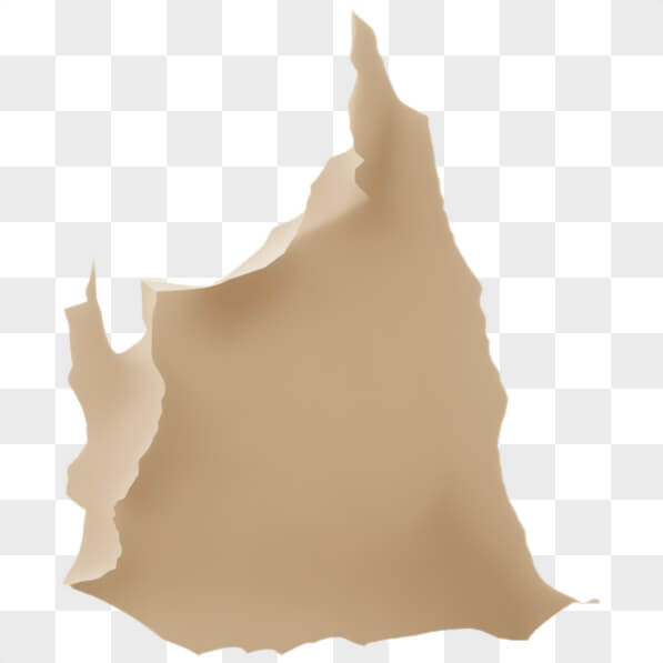 Download Educational Brown Torn Paper Map PNGs Online - Creative Fabrica