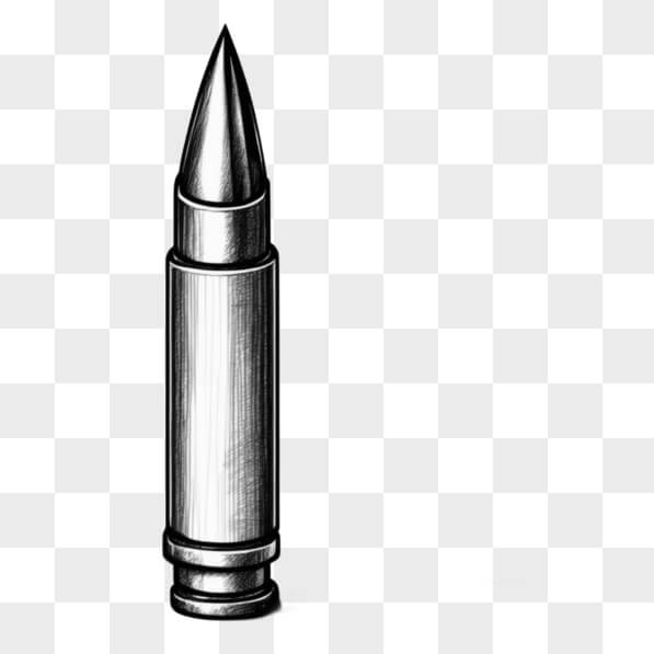 Download Black and White Bullet Drawing Sketches Online - Creative Fabrica