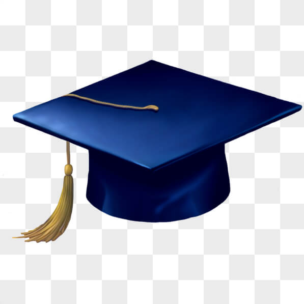 Descarga Birrete Azul de Graduación PNGs En Línea - Creative Fabrica