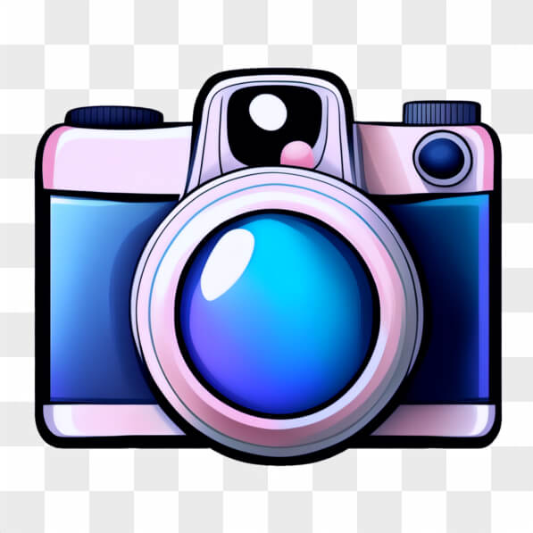 Download Pink and Blue Camera Floating in Space PNGs Online - Creative ...
