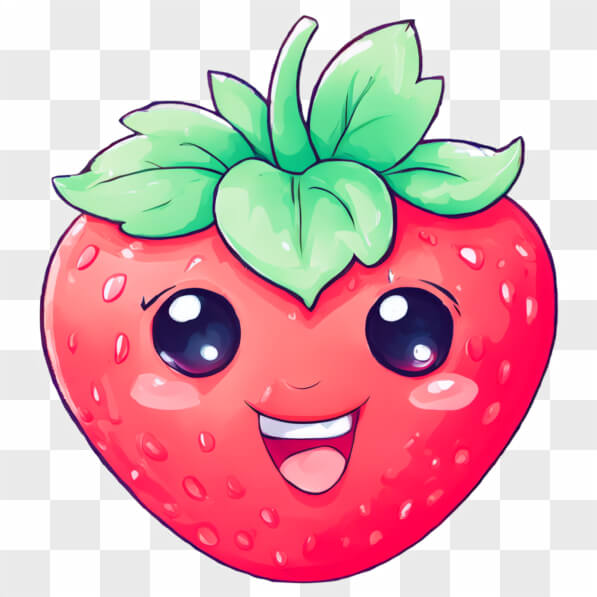 Télécharger Fraise Cartoon Kawaii Kawaii En Ligne - Creative Fabrica