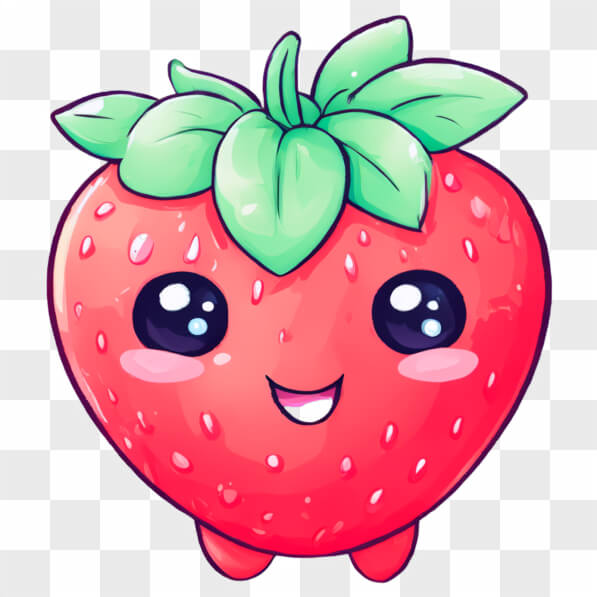 Download Kawaii Strawberry Decoration Kawaii Online - Creative Fabrica
