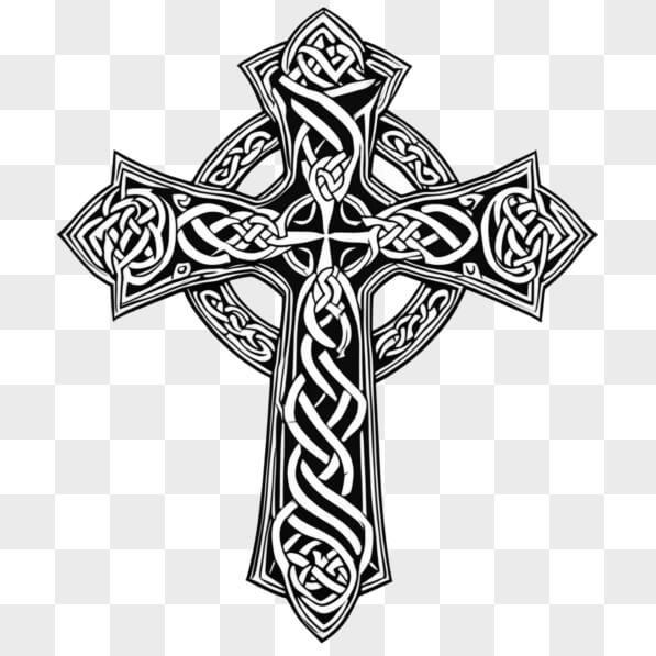 Download Intricate Celtic Cross Design Sketches Online - Creative Fabrica