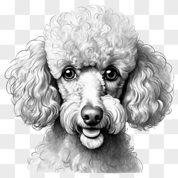 Download Adorable Poodle Dog Drawing Sketches Online - Creative Fabrica
