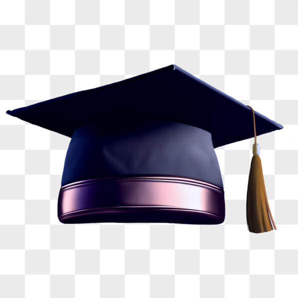 Baixe Capelo Azul de Formatura com Borla PNGs - Creative Fabrica