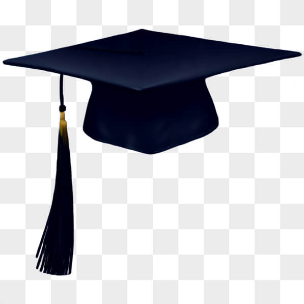 Silueta De Birrete De Graduación Negro