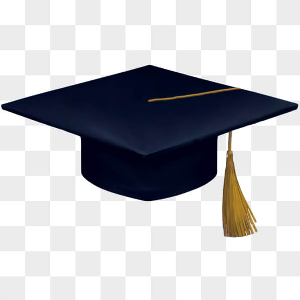 Download Dark Blue Graduation Cap with Gold Tassels PNGs Online ...