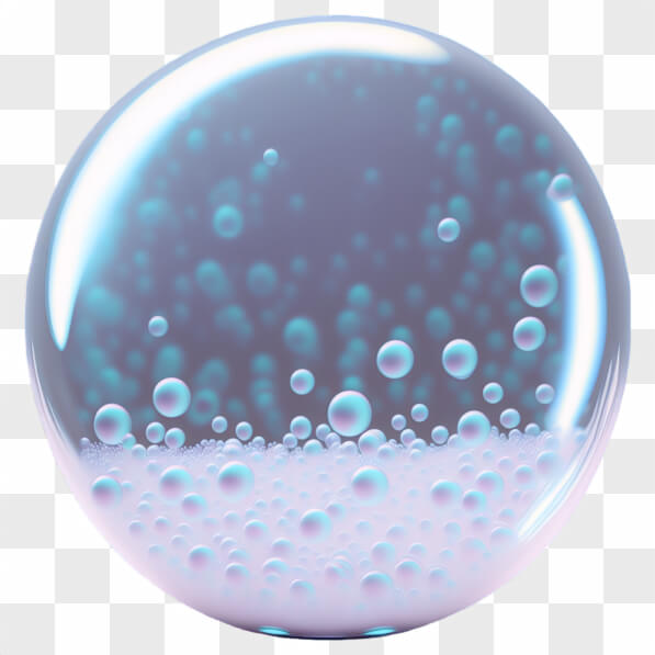 Download Clear Glass Ball with Soap Bubbles and Liquid PNGs Online ...