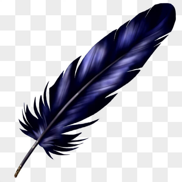 Download Blue Feather Quill PNGs Online - Creative Fabrica