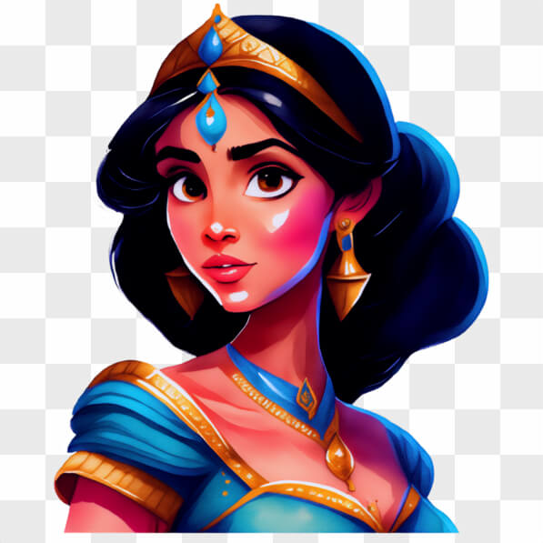 Download Disney Princess Jasmine Illustration PNGs Online - Creative Fabrica