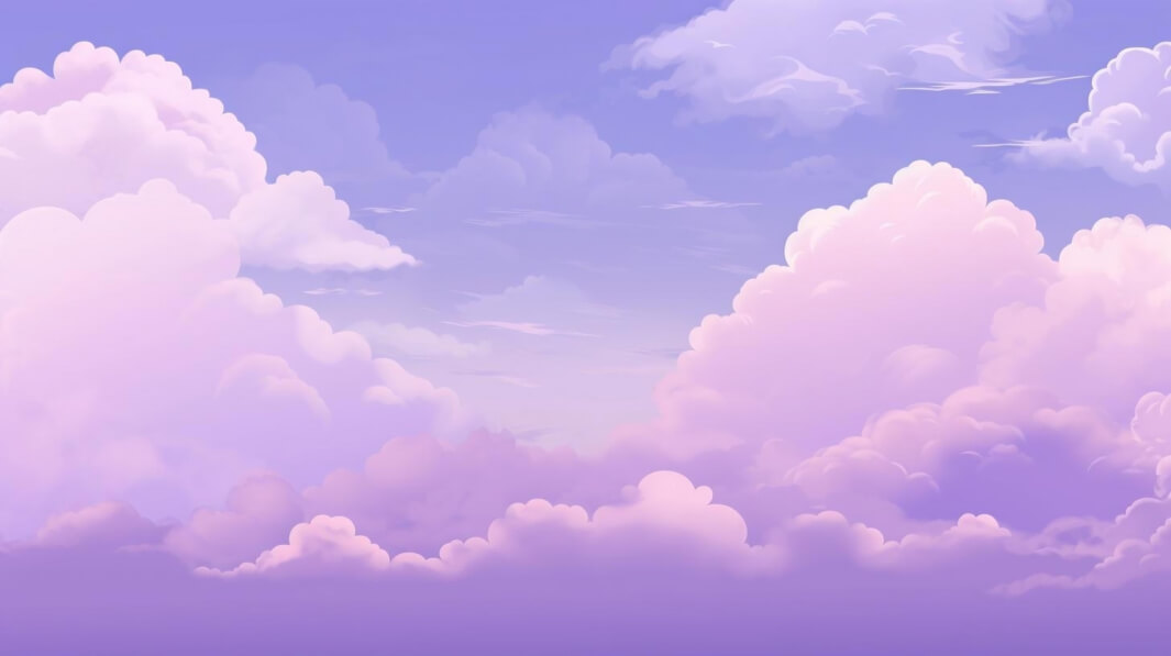 Descarga Cielo Rosa y Morado con Nubes Fondos En Línea - Creative Fabrica