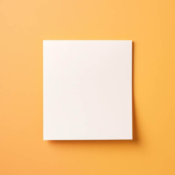 Download White Post-It Note on Orange Background Mockups Online ...