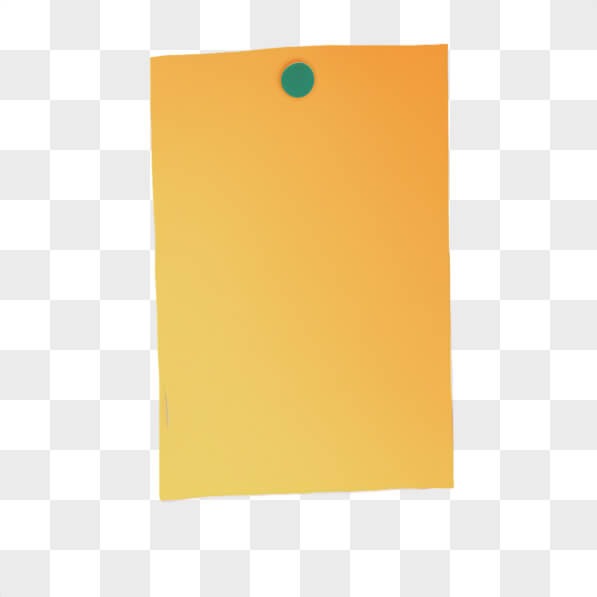 Download Orange Post-It Note on Black Background PNGs Online - Creative ...