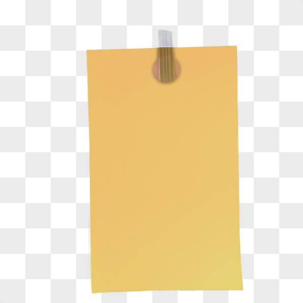 Download Yellow Post-it Note on Wall PNGs Online - Creative Fabrica