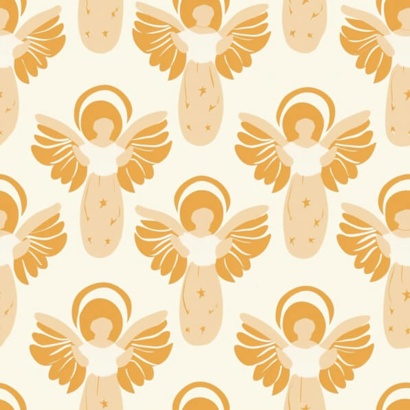 Download Seamless Angel Pattern Patterns Online - Creative Fabrica