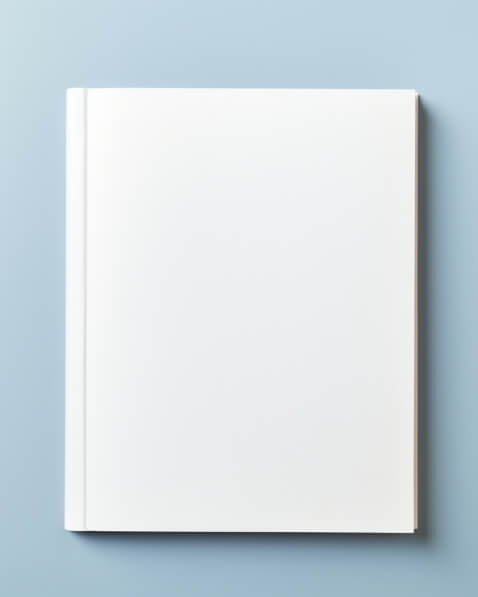 Download Empty White Book on Blue Background Mockups Online - Creative ...
