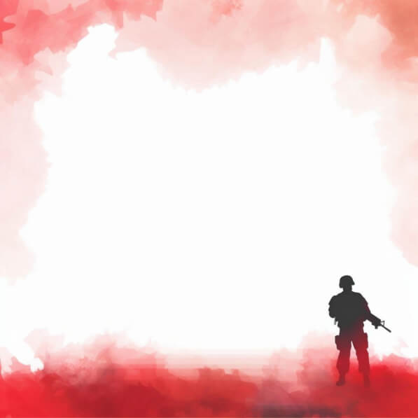 Download Soldier in Front of Red Watercolor Background Backgrounds ...