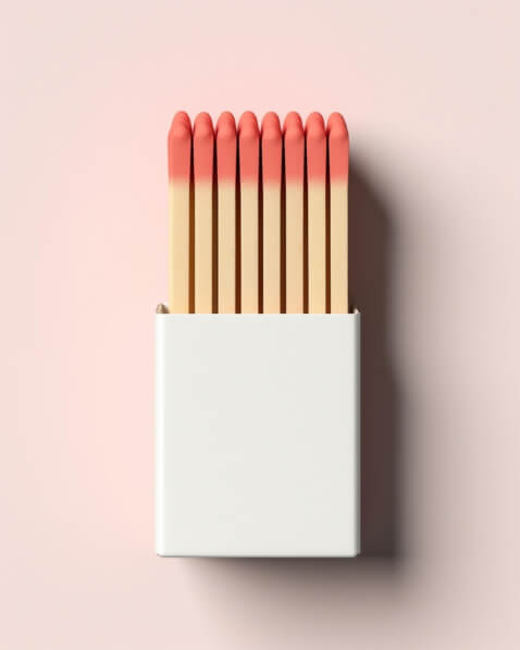 Download White Matchbox with Pink Matches Mockups Online - Creative Fabrica