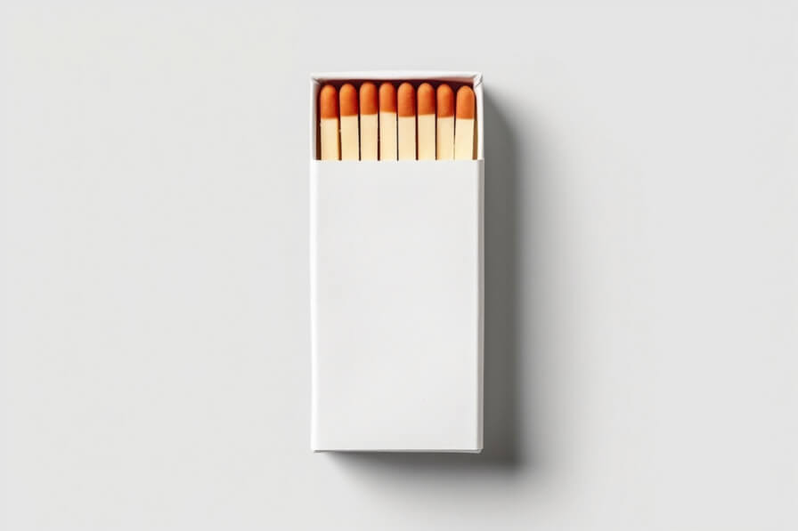 Download White Matchbox with Orange Matches Mockups Online - Creative ...