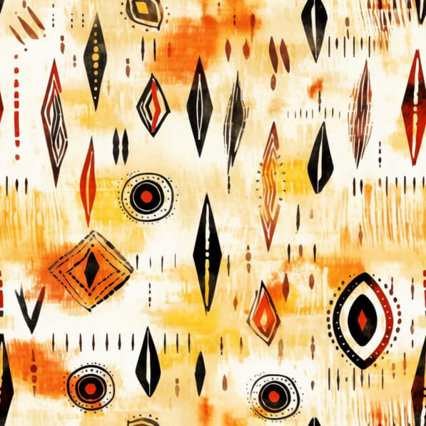 Download Seamless Geometric Pattern Inspired by African Tribal Designs ...