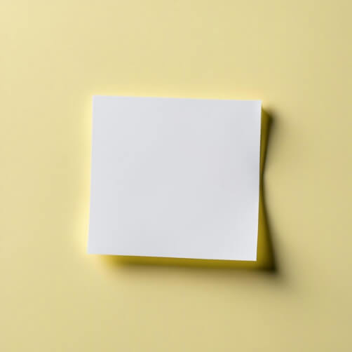 Download Yellow Post-it Note on Wall with Red Pin Mockups Online ...