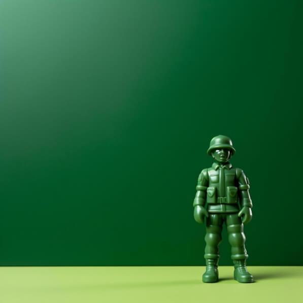 Download Green Toy Soldier in Military Attire Backgrounds Online ...