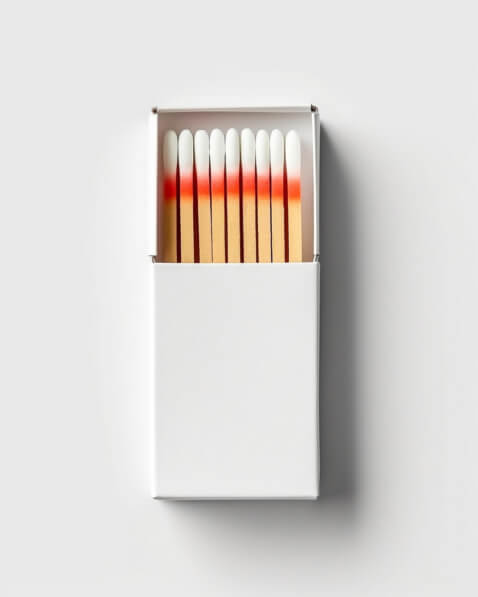 Download White Matchbox with Red and Yellow Matches Mockups Online ...