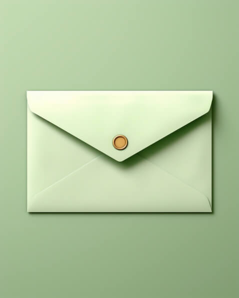 Download Green Envelope with Wooden Button Mockups Online - Creative ...