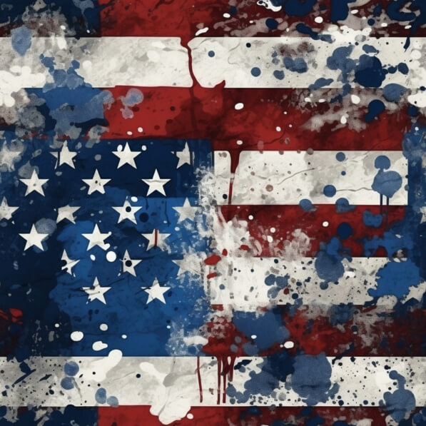 Download American Flag with Paint Splatters Patterns Online - Creative ...