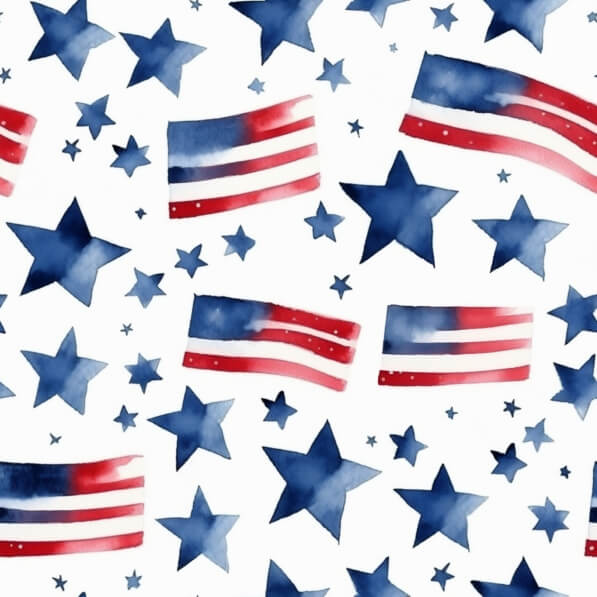 Download Seamless Red, White, and Blue Flags Pattern Patterns Online ...