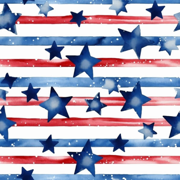 Download Red, White, and Blue Stars Seamless Pattern Patterns Online ...