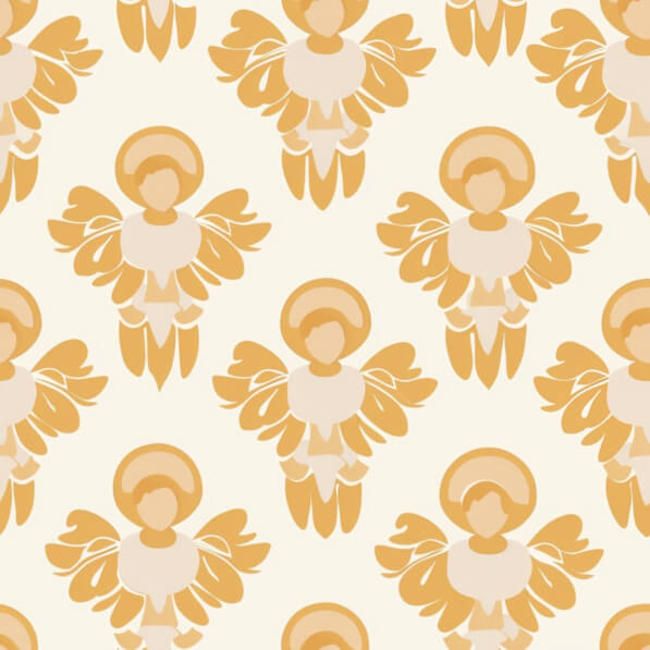 Download Seamless Golden Angel Wings Pattern Patterns Online - Creative ...