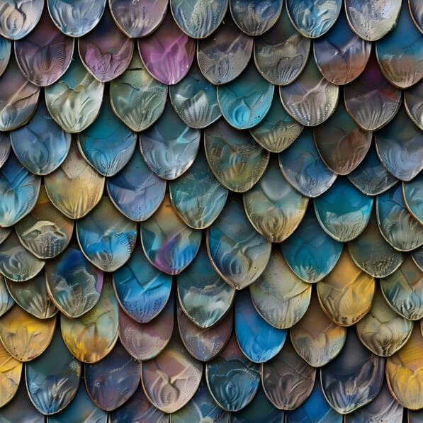 Download Colorful Fish Scale Pattern Close-Up Patterns Online ...