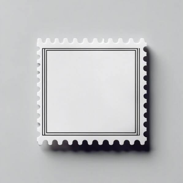 Download White Postage Stamp on Gray Background Mockups Online ...