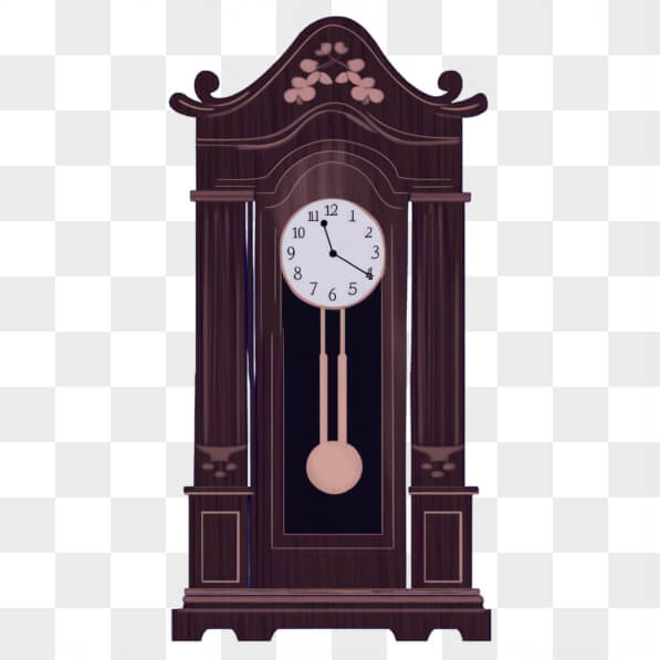 Download Old-Fashioned Grandfather Clock PNGs Online - Creative Fabrica