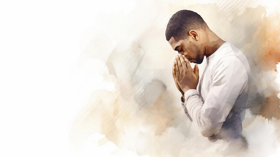 Download Black Man Praying Backgrounds Online - Creative Fabrica