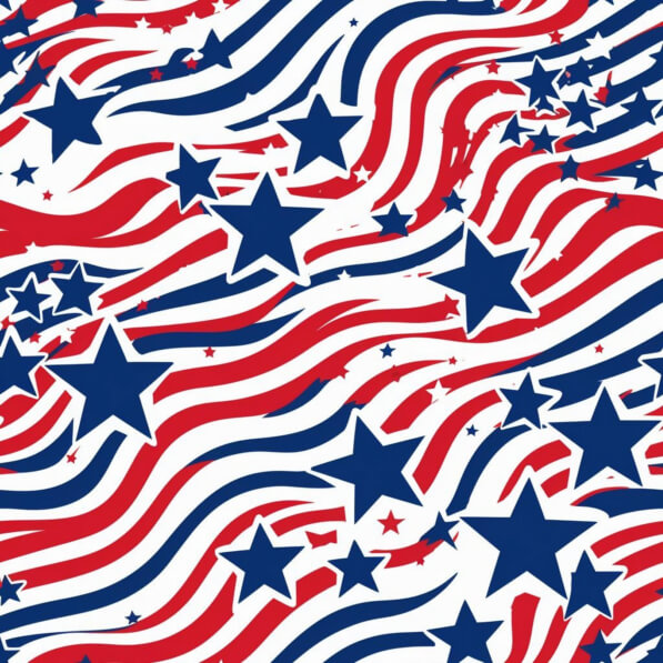 Download American Flag Seamless Pattern Patterns Online - Creative Fabrica