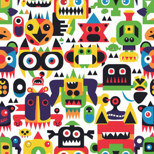 Download Colorful Seamless Pattern with Variety of Video Game ...