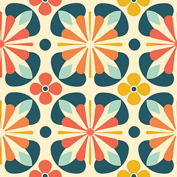 Download Colorful Floral Pattern Patterns Online - Creative Fabrica
