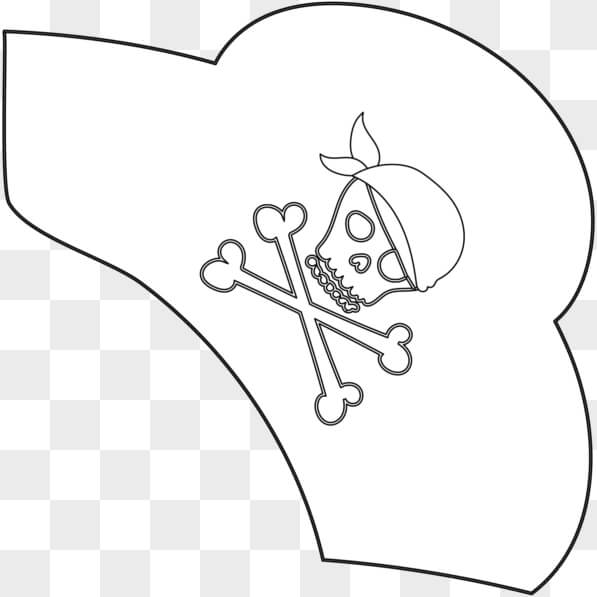 Download Printable Pirate Headband Template PNGs Online - Creative Fabrica