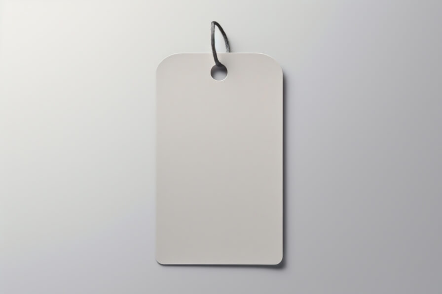 Download Empty White Tag on Gray Background Mockups Online - Creative ...