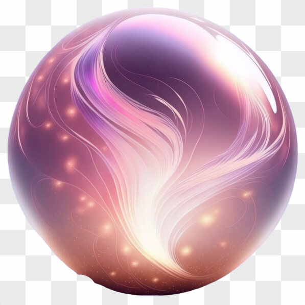 Baixe Esfera Rosa, Roxa e Branca Abstrata PNGs - Creative Fabrica