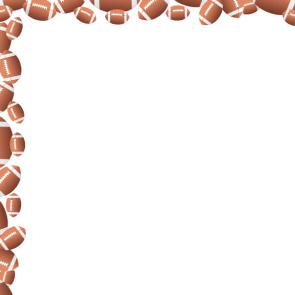 Download Football Ball Square Frame Borders & Corners Online - Creative ...