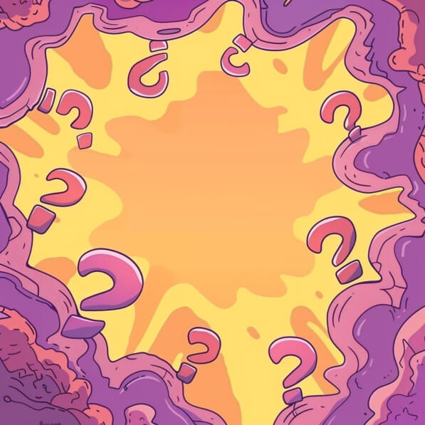 Download Colorful Cartoon Background with Question Marks Backgrounds ...